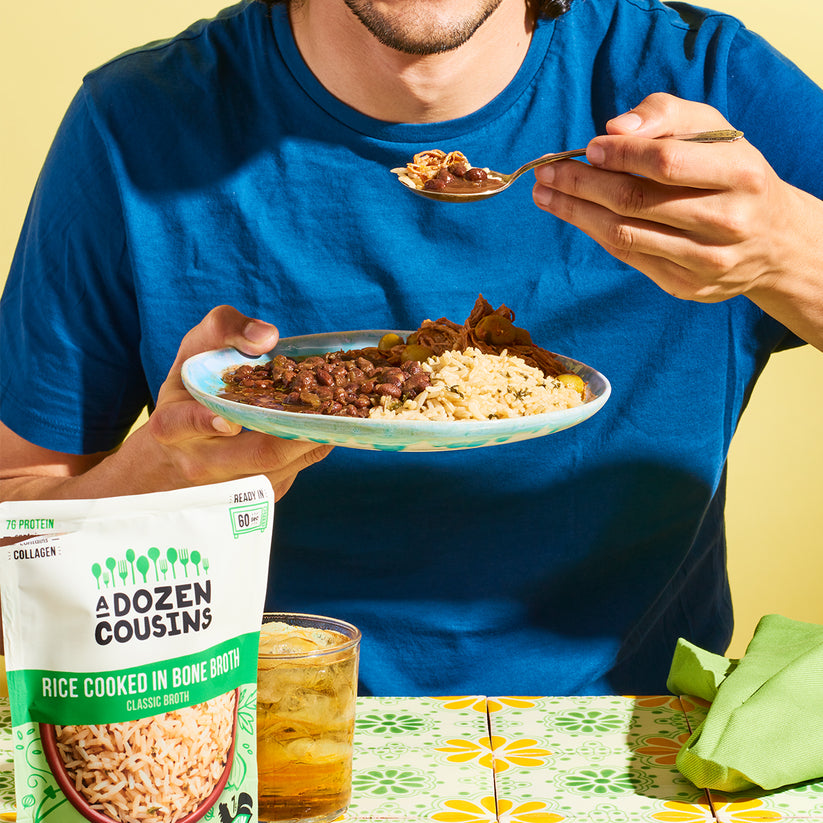 Classic Broth - Rice Cooked in Bone Broth (12 Pack) – A Dozen Cousins